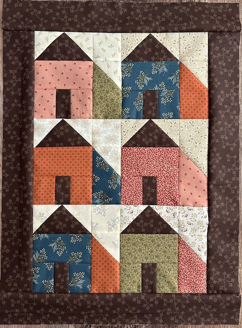 Mini Houses II Digital download quilt pattern – Woolen Willow Designs