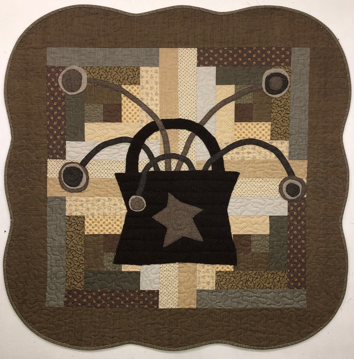 Basket of Blooms Primitive Digital Pattern – Woolen Willow Designs