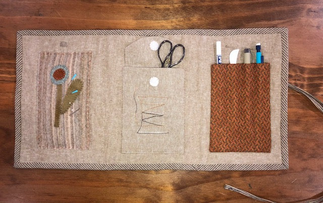 Springtime Flowers Sewing Roll – Woolen Willow Designs