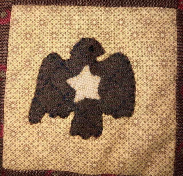 Mini Wool Block Quilt Weekly Sew Along - Week 14 -Eagle – Woolen Willow ...