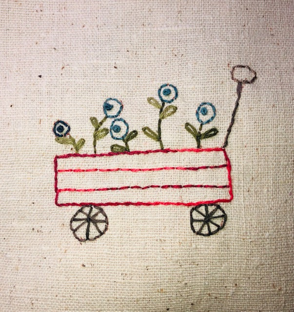 Mini Wool Block Quilt Weekly Sew Along - Block 13 Wagon – Woolen Willow ...
